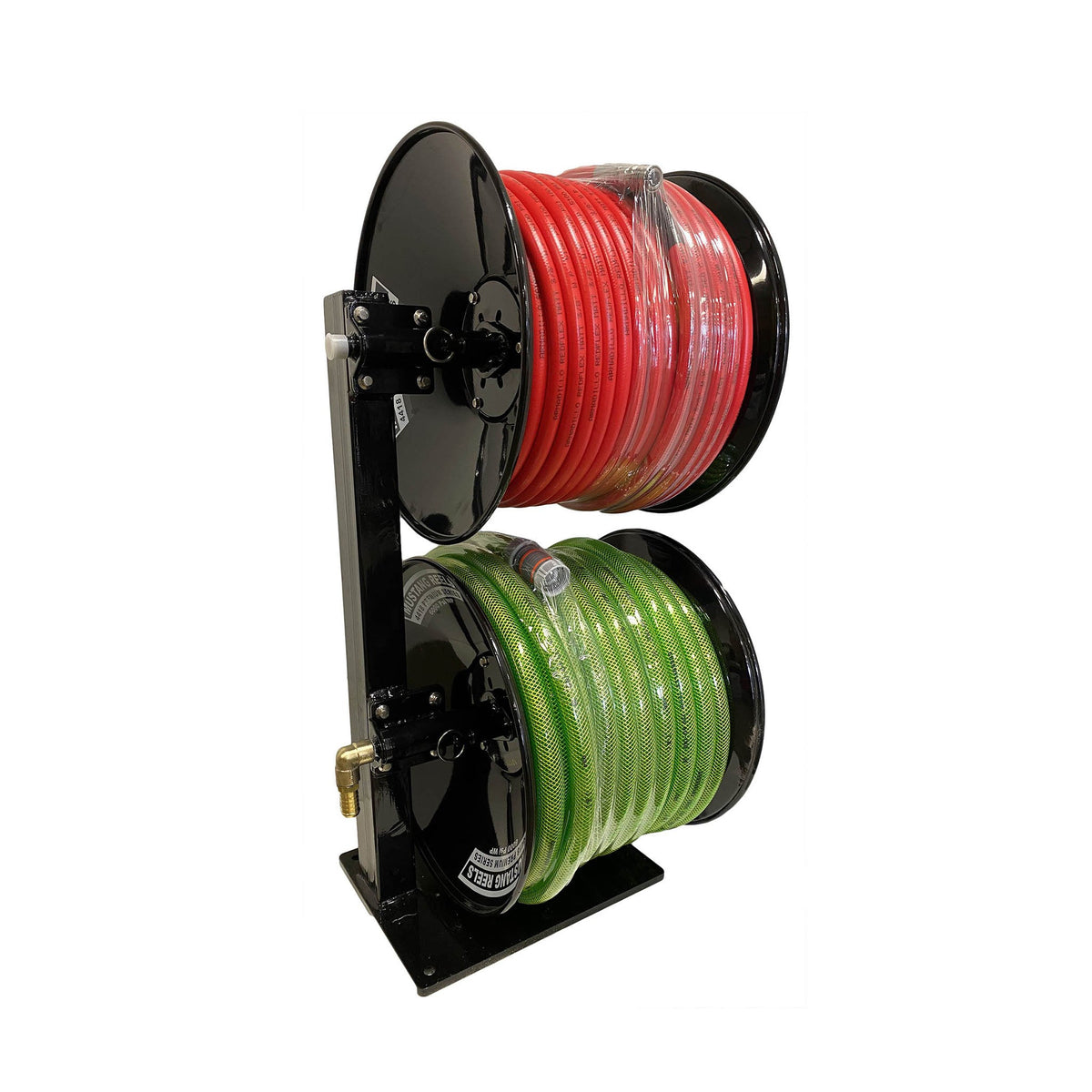 Unique Double Stacked Hose Reel with Hoses 1/4" – Assassin Jetters